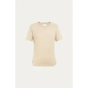 JUANA Hemp Blend Crewneck T-shirt - Khaki Tan