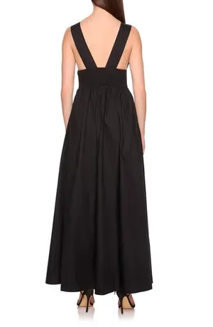 Susana Monaco Cutout Detail Maxi Dress - Black