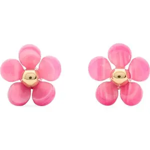 Kate Spade New York Flower Stud Earrings - Pink.