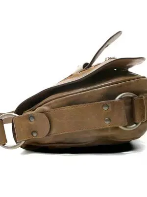 Dior Gaucho Shoulder Bag - Brown
