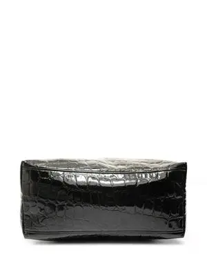 Miu Miu Croc-effect Patent Leather Chain Tote Bag