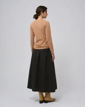 JUANA Hemp Essentials Long Sleeve Tee - Fawn