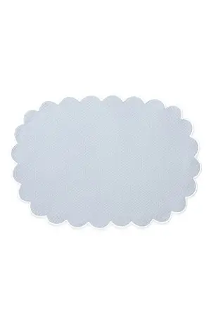 MATOUK Savannah Gardens Set Of 4 Placemats - Light Blue