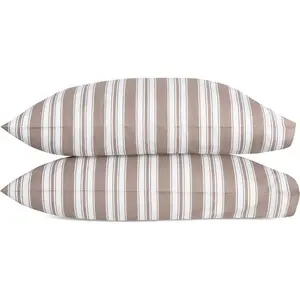 MATOUK Elio Set Of 2 Pillowcases - Mocha