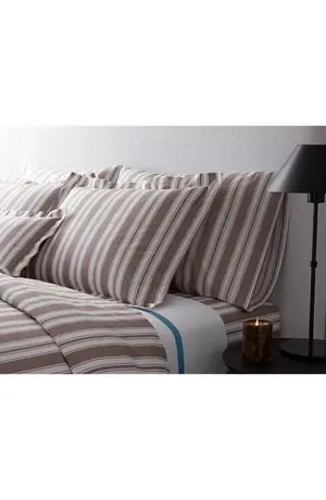 MATOUK Elio Set Of 2 Pillowcases - Mocha