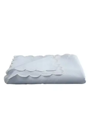 MATOUK Savannah Gardens 120-inch Tablecloth - Light Blue
