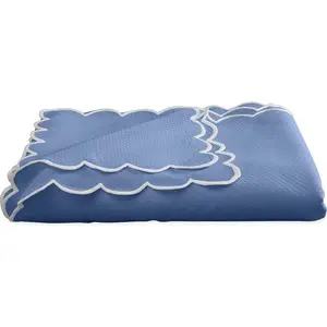 MATOUK Savannah Gardens 68 X 108-inch Tablecloth Azure