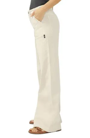 SILVER JEANS CO. Lightweight Wide Leg Knit Flex Denim Pants