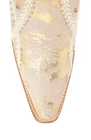 CORRAL Metallic Embroidered Western Boots