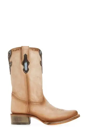CORRAL Embroidered Overlay Western Boots