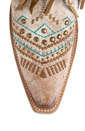 CORRAL Embroidered Fringe Western Boots