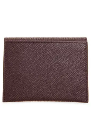 FERRAGAMO Double Gancio Leather Bifold Wallet