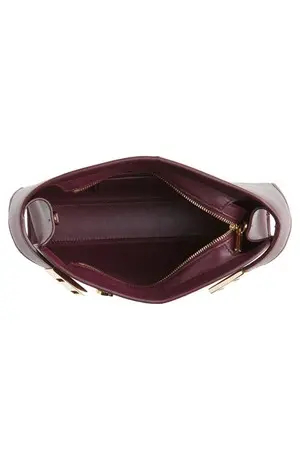 FERRAGAMO Gancio Flip-lock Crossbody Bag - Plum