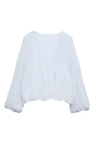 Vero Moda Balloon Sleeve V-neck Top