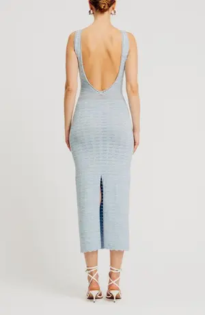 Torn By Ronny Kobo Mindy Sleeveless Knit Midi Dress
