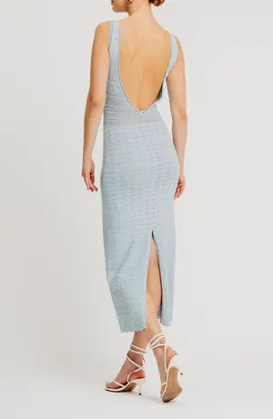 Torn By Ronny Kobo Mindy Sleeveless Knit Midi Dress