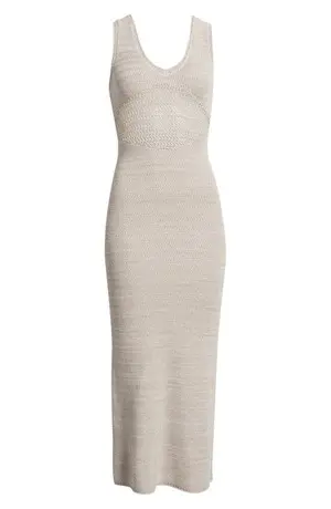 Torn By Ronny Kobo Melanie Crochet Body-con Midi Dress - Sand/with