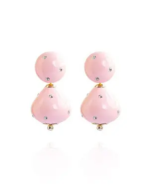 SAULE LABEL Nina Drop Earrings - Ballet