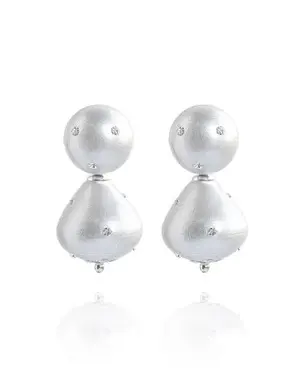 SAULE LABEL Saulė Label Nina Drop Earrings Frost