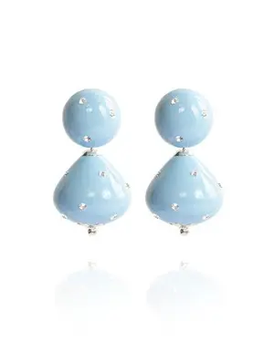 SAULE LABEL Nina Drop Earrings - Skyfall