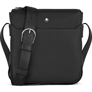 Montblanc Sartorial Leather Crossbody Bag - Black