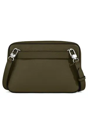 Montblanc Sartorial Leather Crossbody Bag - Khaki