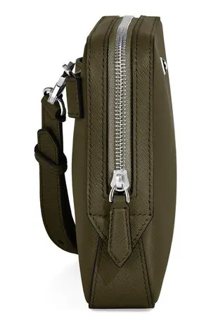 Montblanc Sartorial Leather Crossbody Bag - Khaki