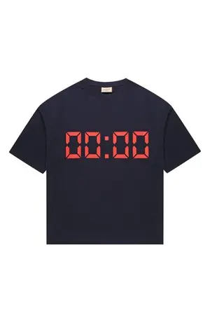 VOUSETI Us Against Time Cotton Graphic T-shirt