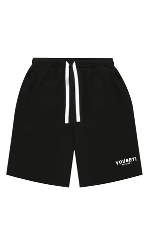 VOUSETI Cotton Fleece Drawstring Shorts