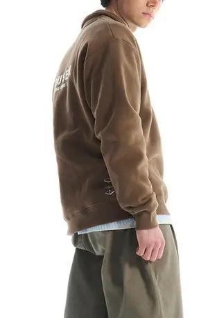 VOUSETI Quarter Zip Logo Pullover
