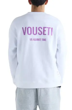 VOUSETI Vouseit Us Against Time Crewneck Sweatshirt