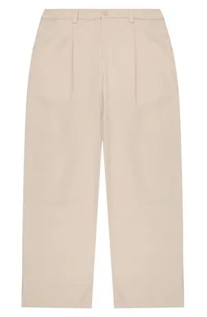 VOUSETI Pleated Relaxed Fit Trousers