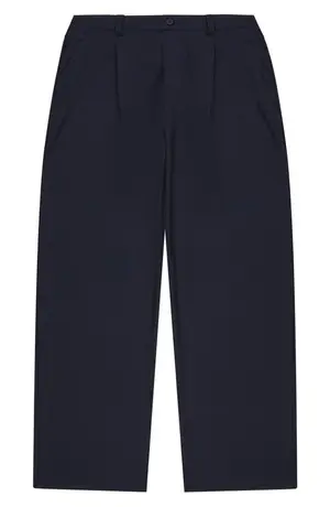 VOUSETI Pleated Relaxed Fit Trousers