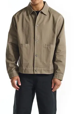 VOUSETI Water Resistant Cotton Twill Chore Jacket