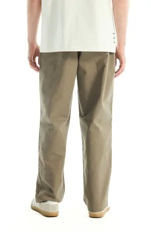 VOUSETI Relaxed Fit Tailored Cotton Pants