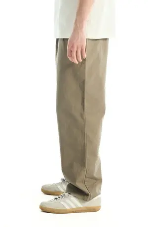 VOUSETI Relaxed Fit Tailored Cotton Pants