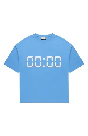 VOUSETI Us Against Time Cotton Graphic T-shirt