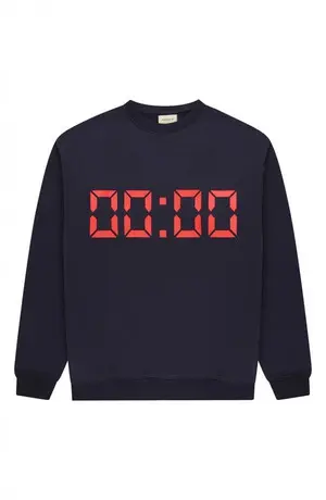 VOUSETI Us Against Time" Crewneck Sweatshirt