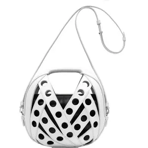 Perrin Le Petit Panier Perforé Xbody - White/black