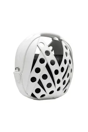 Perrin Le Petit Panier Perforé Xbody - White/black