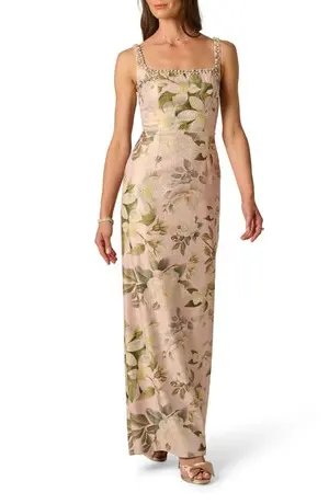 Adrianna Papell Square Neck Evening Dresses