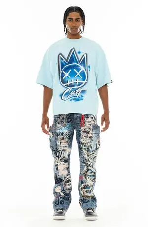 CULT OF INDIVIDUALITY Oversized Cotton Graphic T-shirt