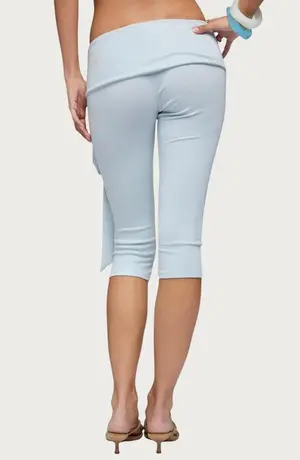 EDIKTED Adara Tie Capri Pants