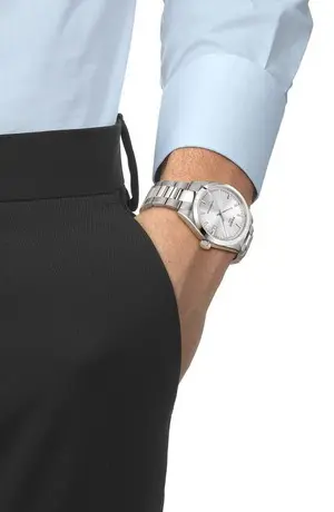 TISSOT Powermatic 80 Bracelet Watch - Silver
