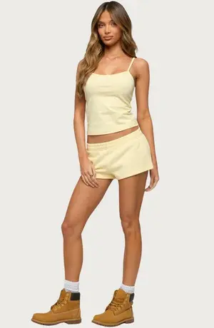 EDIKTED Cataleya Stretch Cotton Camisole