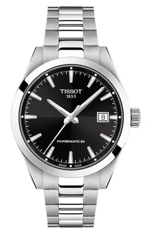 TISSOT Gentleman Bracelet Watch - Black