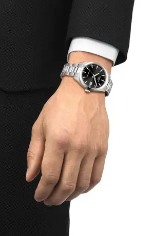 TISSOT Gentleman Bracelet Watch - Black