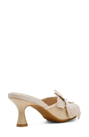 Anne Klein Embellished Floral Slide Sandal