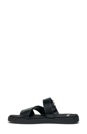 Sanuk Two-strap Sandal With Buckle Hardware - Black