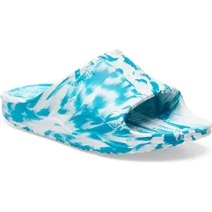 Sanuk Beer Foamie Slide Sandals - Spa Blue Multi